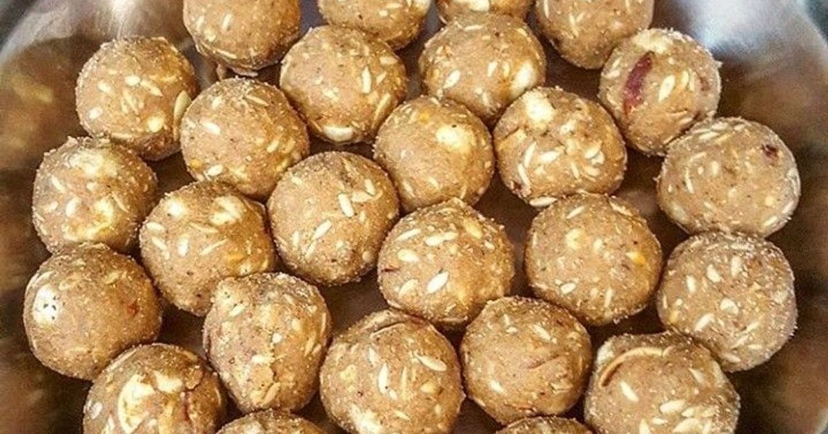 Atta Dry Fruit Laddu | Winter's Special Dry Fruit Ladoo Recipe Recipe ...