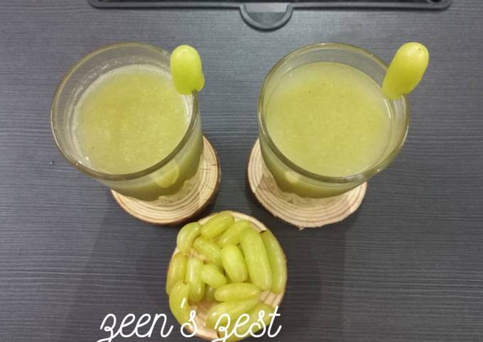 Green Grapes Cooler Recipe by ZMA - Cookpad