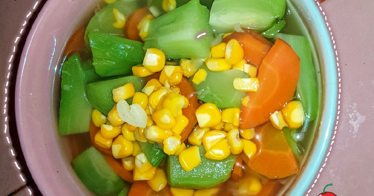 Resep Sayur Labu Bening Wortel Jagung oleh Nurul Anggraini - Cookpad