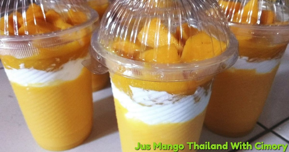 Resep Jus Mango Thailand Cimory oleh Anfizha Kitchen - Cookpad