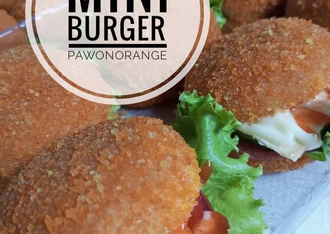 Resep Mini Burger Goreng oleh Ellis Lesmini - Cookpad