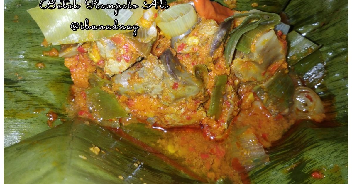 Resep botok jeroan daun bawang rumahan enak dan mudah - Cookpad