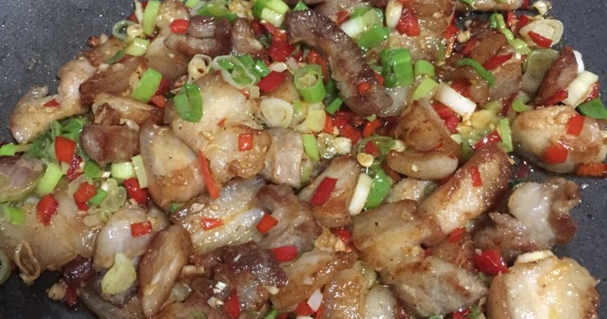 Resep babi slice tumis rumahan enak dan mudah - Cookpad