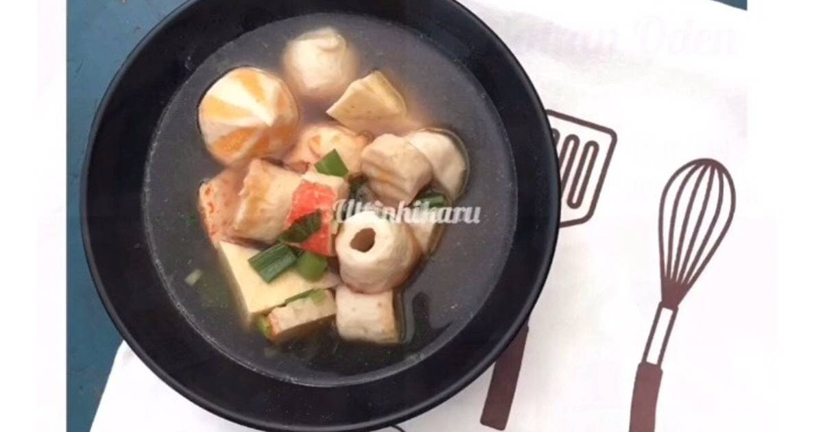 Resep 78. Oden Fishcake dengan Kaldu Lobak oleh Agustin Kartika Dewi ...