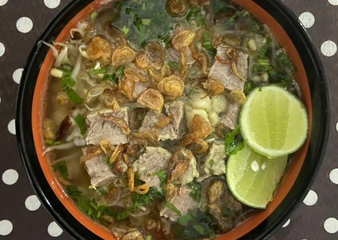 Resep Soto Daging Sapi oleh meilani tyas - Cookpad