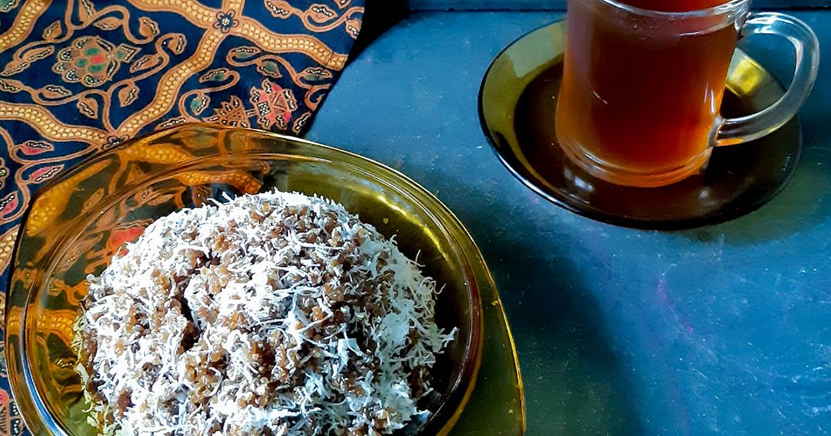 Resep 234.Nasi Thiwul Tabur Kelapa&Gula oleh An_nesha - Cookpad
