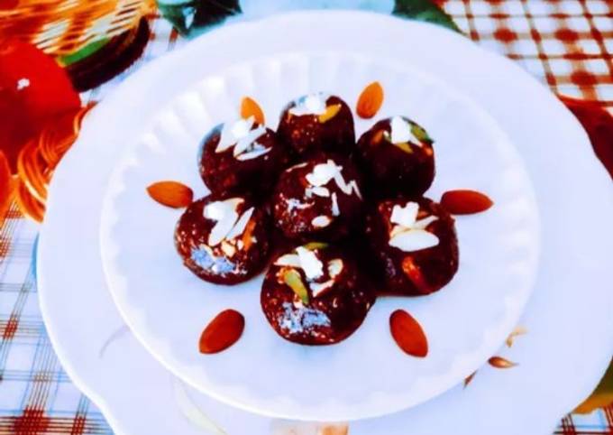 Delicious healthy dates chocolate chips balls Recipe by Ramaben Joshi ...