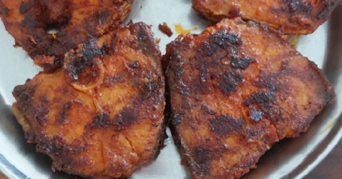 (Vanjiram) Fish Fry Recipe by stella's Kitchen - Cookpad