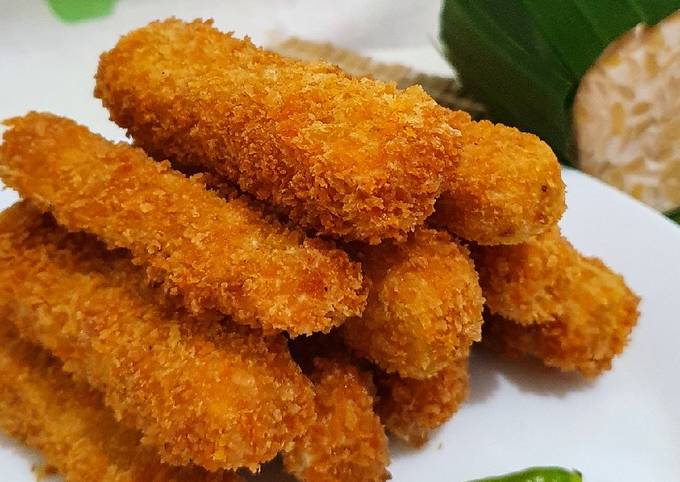 Resep Stik Nugget Tempe Sederhana oleh alfikadinar - Cookpad