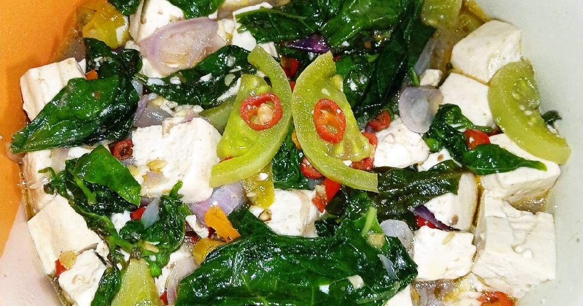 Resep TUMIS DAUN CABE + TAHU oleh Rieda Swandy - Cookpad