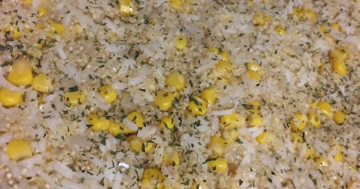 Arroz, quinoa y choclo Receta de Cocinando con Ivonne- Cookpad
