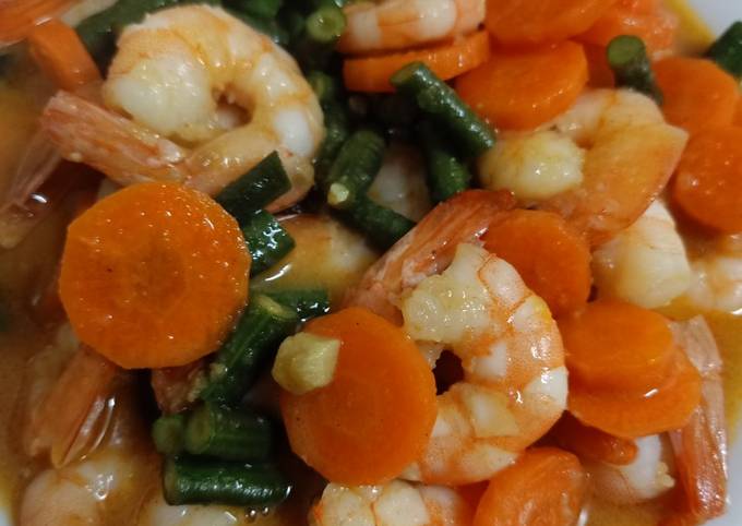Resep Tumis udang sayuran oleh Ila - Cookpad