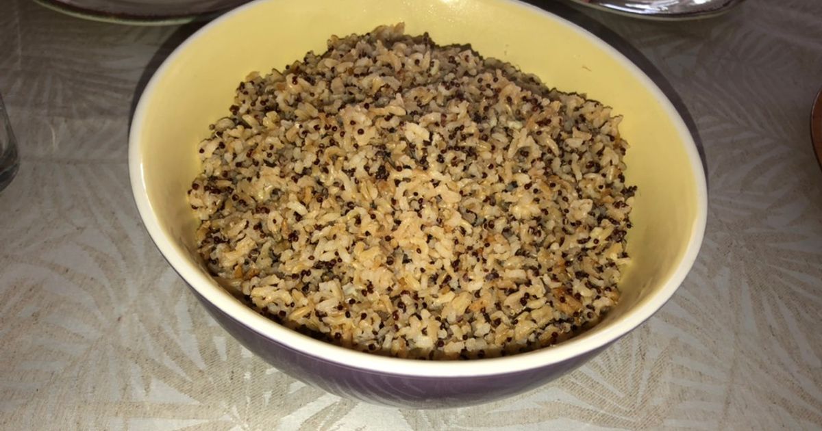 Arroz Integral Con Quinoa Receta de Patricia Quiroga Newbery- Cookpad