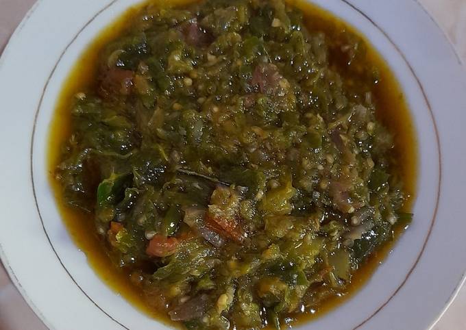 Resep Sambal ijo oleh Ulfa Annid - Cookpad