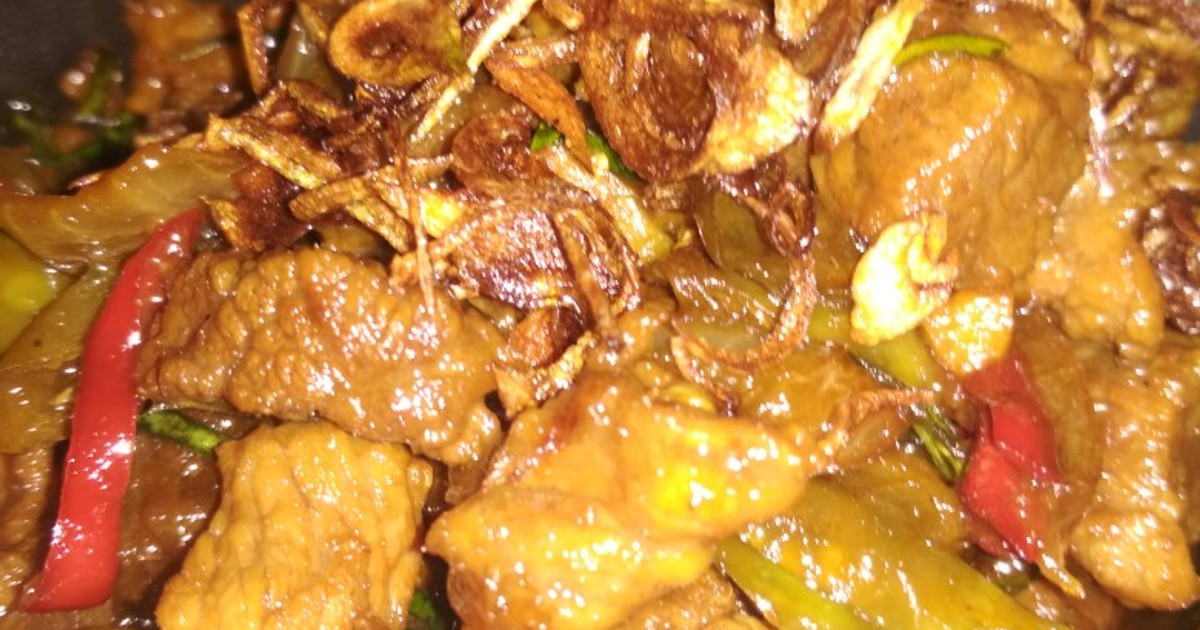 Resep Daging Sapi Aroma Daun Jeruk Pedas Manis oleh Aisyah Saputra ...