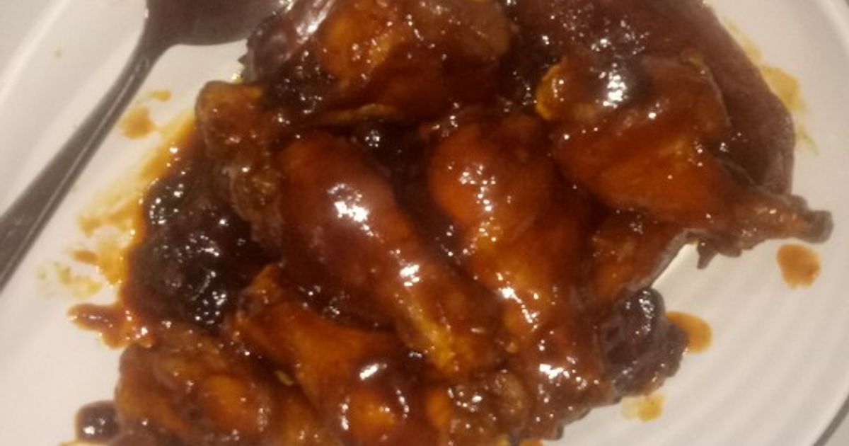 Resep Chicken Wings Saos Asem Manis oleh Bundanya FarahCinta - Cookpad