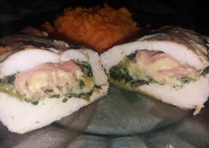 Pechuga rellena Receta de C. A. C.- Cookpad