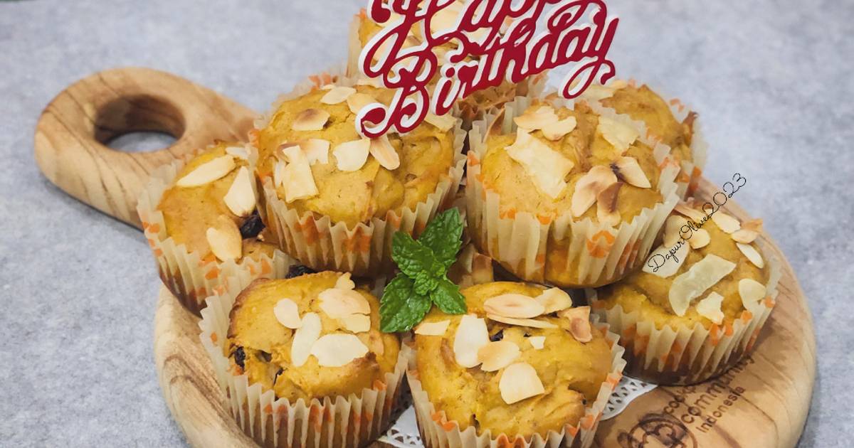 Resep Muffin Ubi Oranye oleh Dapur Olive - Cookpad