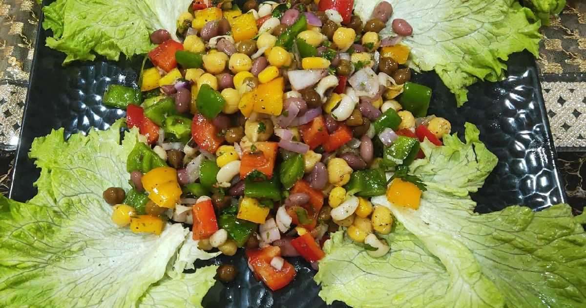 Sprouts Salad Recipe by Simar Kaur - Cookpad