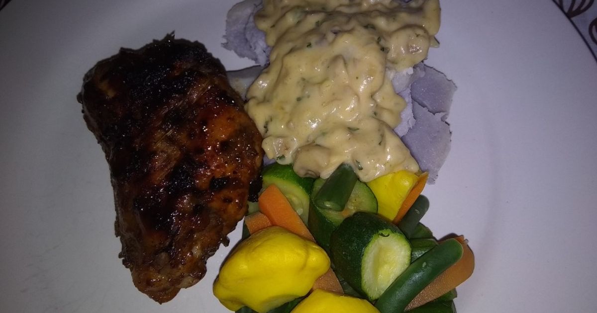 Amadumbe With Coriander Mushroom Sauce Recipe by Sanele Makhoba - Cookpad