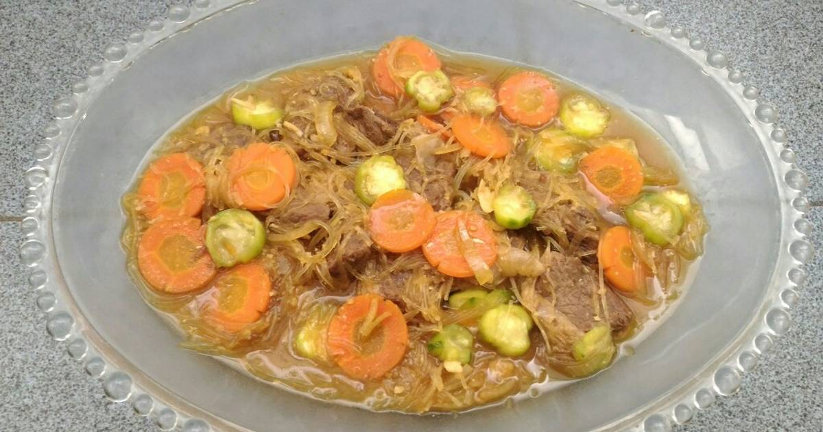 Resep Semur Daging Soun dan Sayur Segar oleh Umma Dzaky - Cookpad