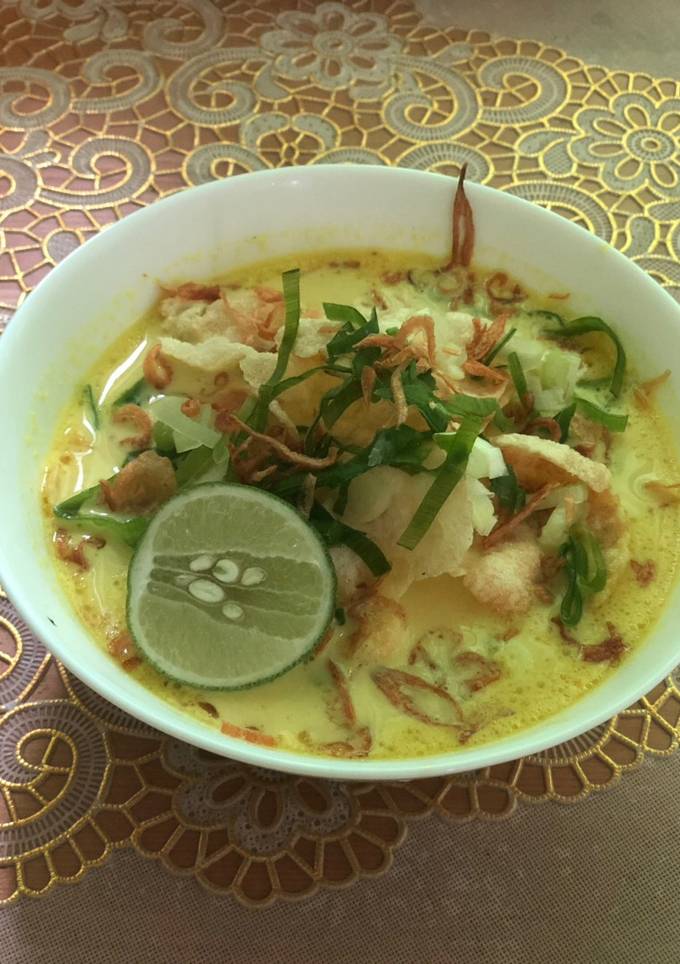 Resep Soto kuning bogor kuah Susu oleh Vanny - Cookpad