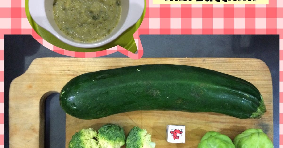 Resep Puree Zuchinni Mix Brocolli (6month) Mpasi oleh ay puspita ...