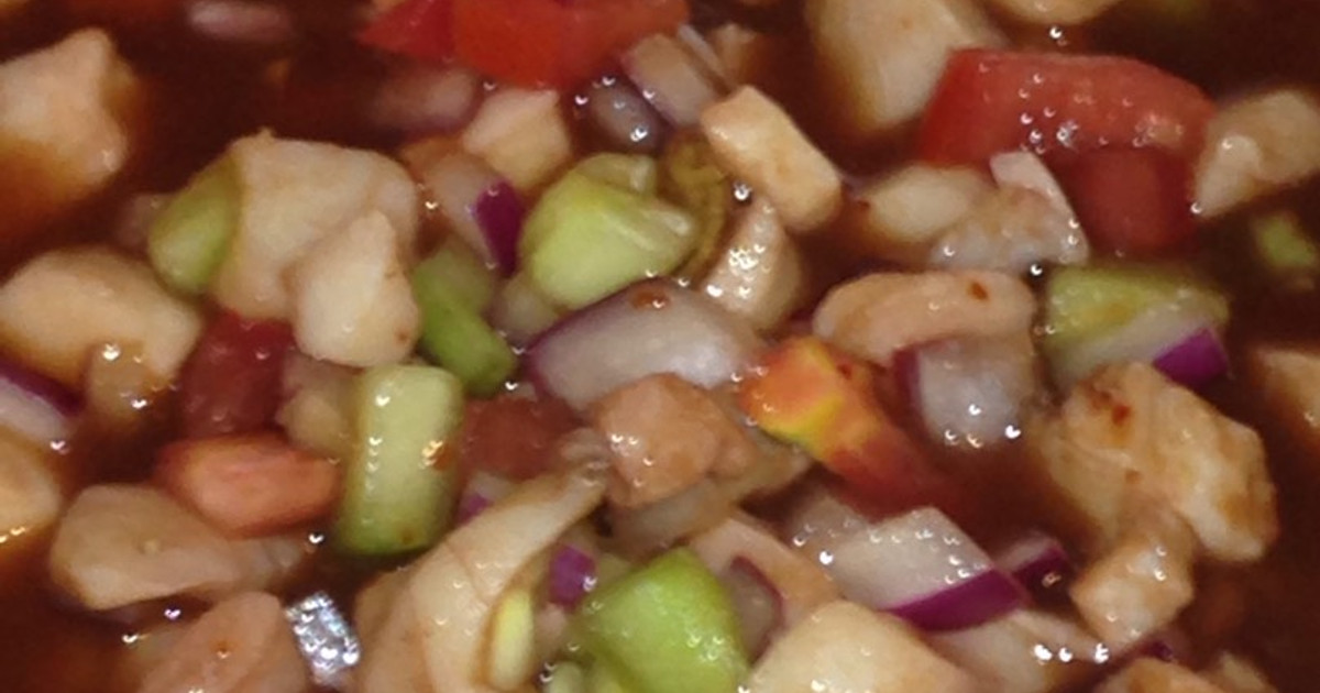 Ceviche De Calamar Gigante Receta de Ulises El Cochas Cano- Cookpad