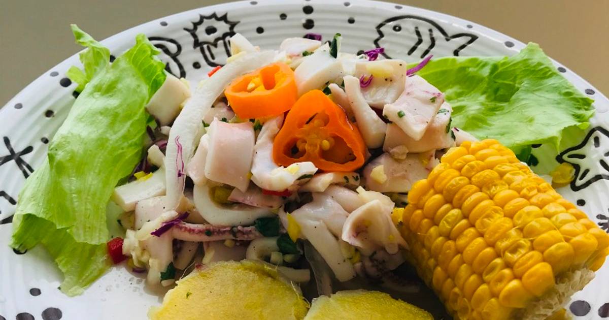 Ceviche de calamar - 38 recetas caseras- Cookpad