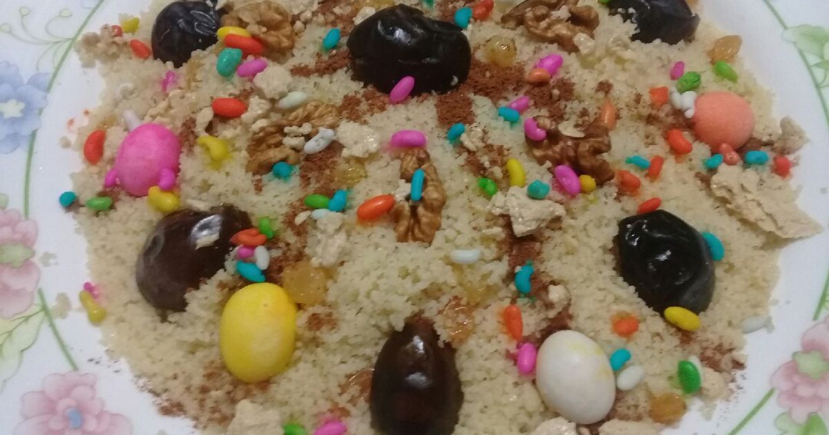 Seffa (Sweet Couscous With Raisins) Recipe By مطبخ ملاك