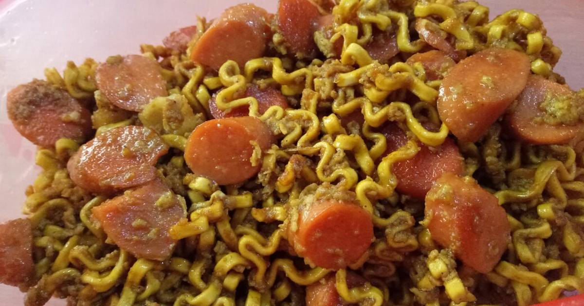 Resep Mie sosis oleh Devi Fitriana - Cookpad
