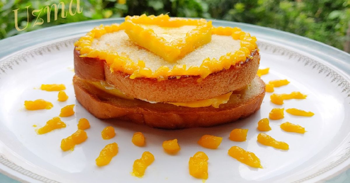 Mango Sandwich Recipe by Uzma Ahmad - Cookpad