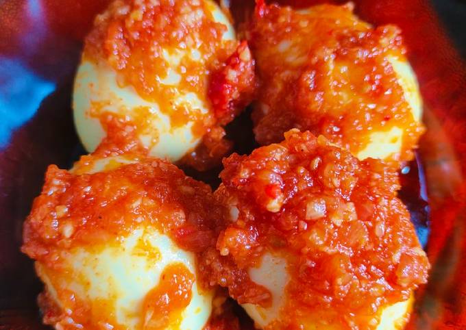 Resep Telur Balado By Bumbu Desaku oleh Shela Rosa Ema Putri - Cookpad