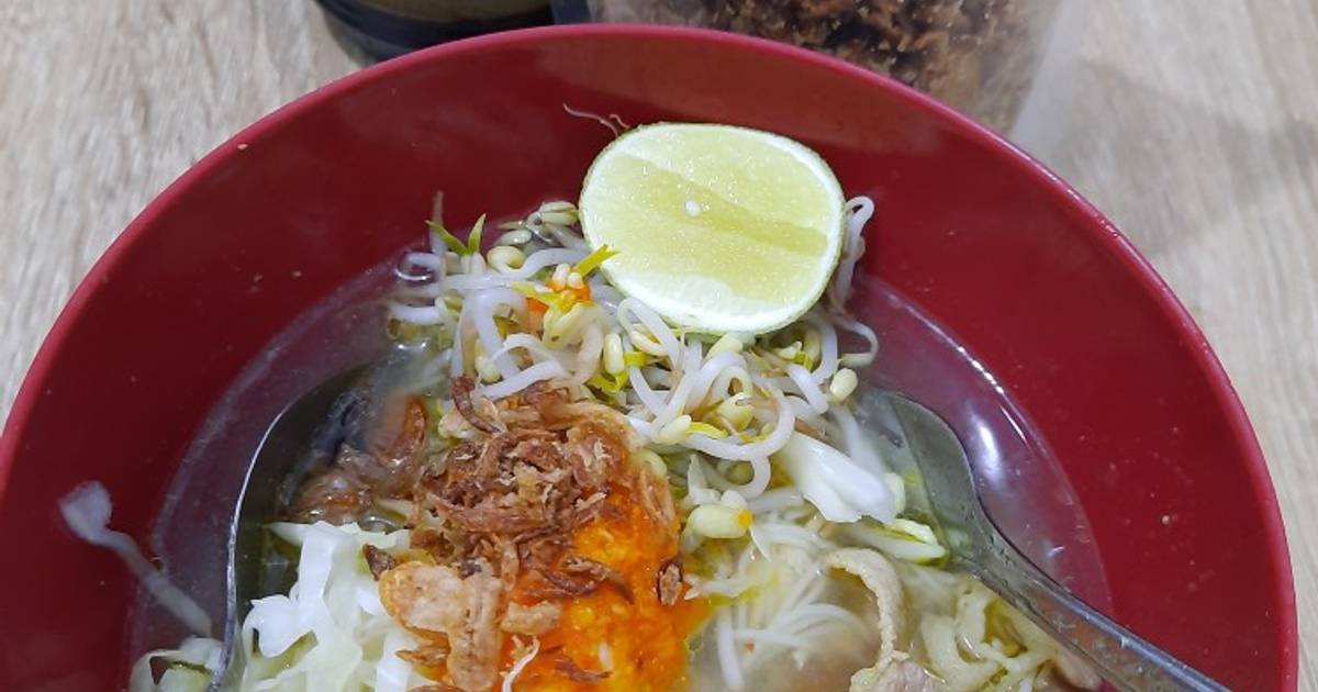 Resep Soto simple rumahan /soto beef slice oleh nuunaa zun - Cookpad