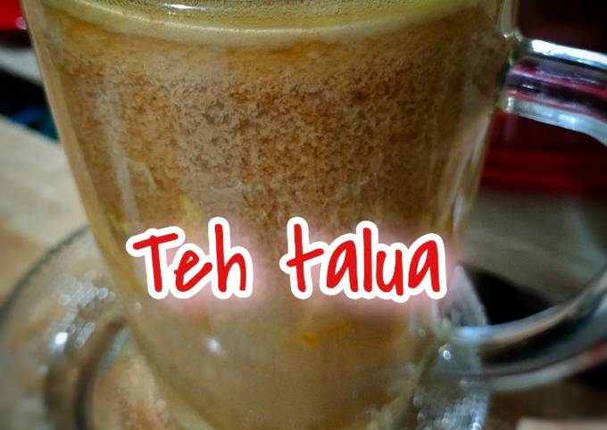 Resep Teh talua khas minang oleh Erni Apriana - Cookpad