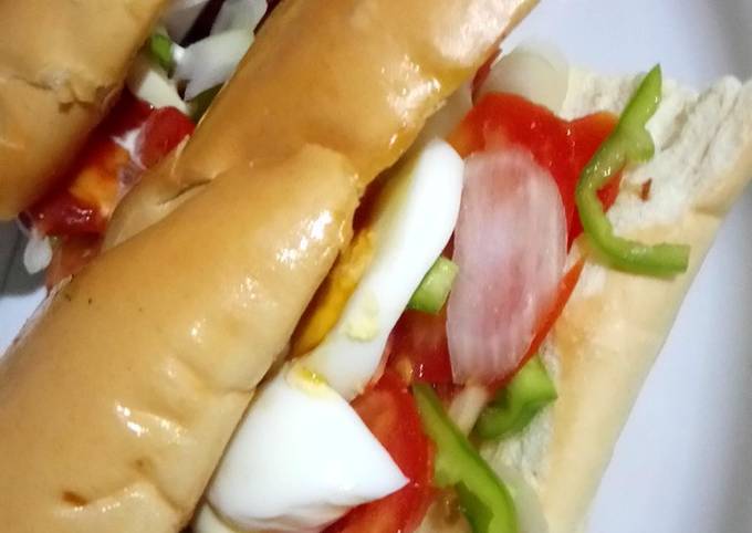 Sándwich estilo Subway Receta de El Pan De Queso - Cookpad