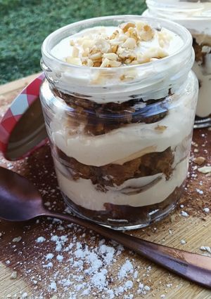 Vasitos De Tarta De Zanahoria Y Nueces Con Crema De Mascarpone Receta ...