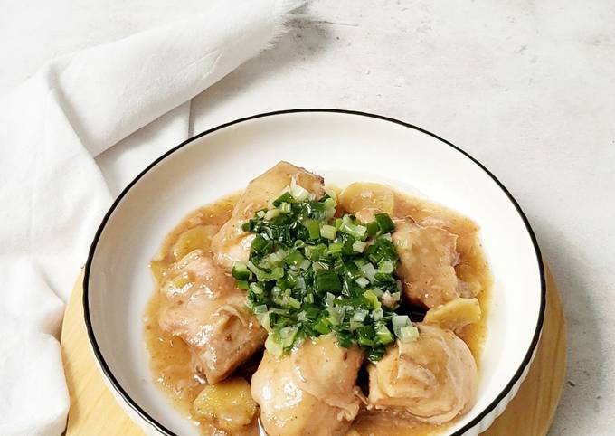 Resep Ayam Kukus Jahe oleh ricke - Cookpad