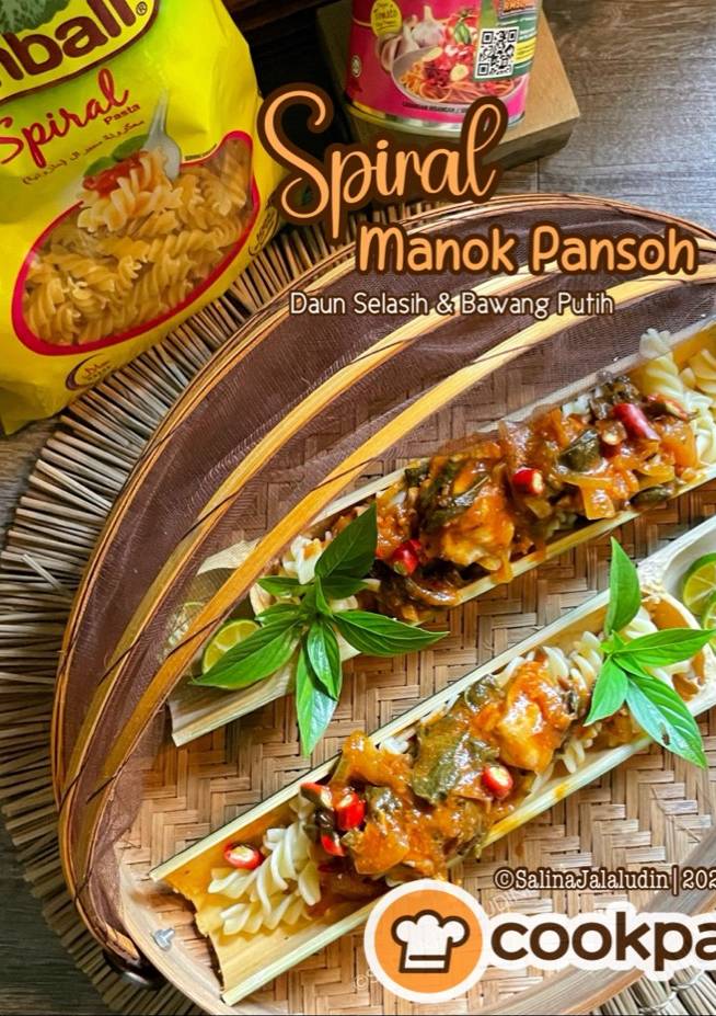 Resipi Spiral Manok Pansoh oleh Salina Jalaludin - Cookpad