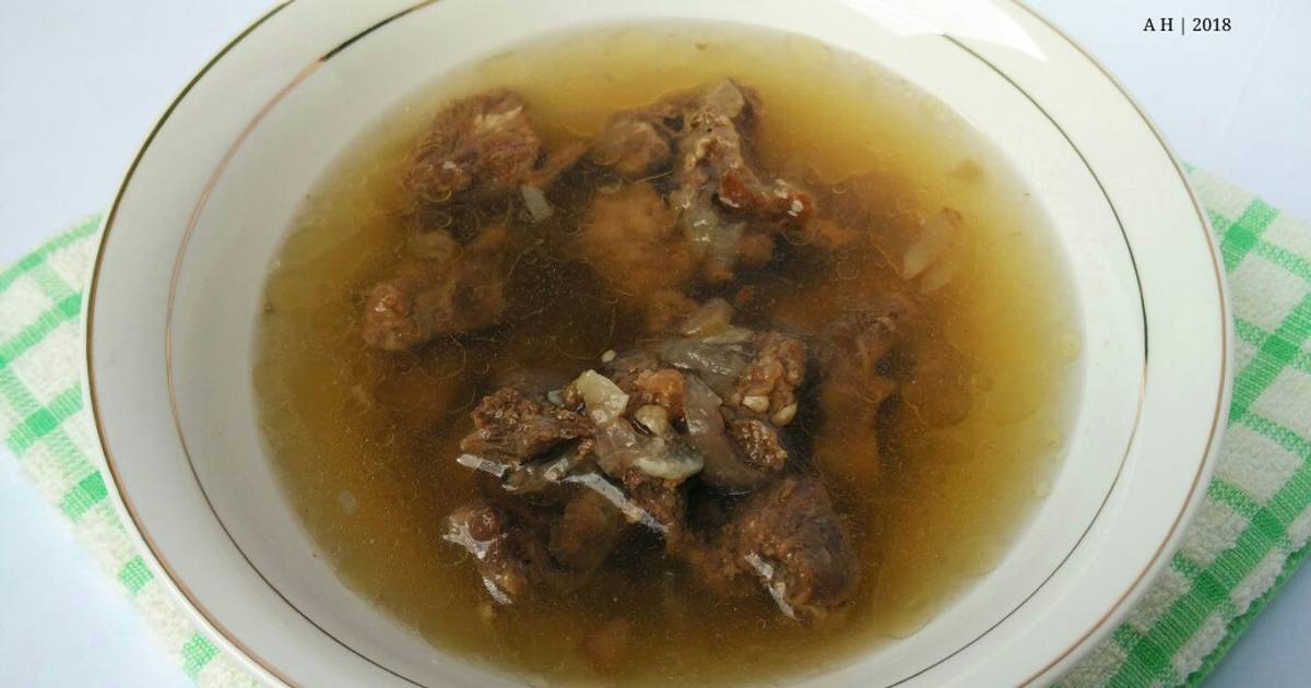 Resep Sup Daging Bumbu Simple oleh Arista Hilman - Cookpad