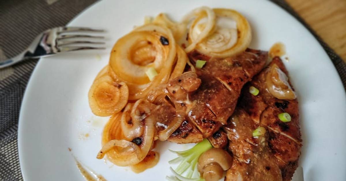 Resep Tuna Steak With Blackpepper And Mushroom Sauce Oleh Mely Köhln