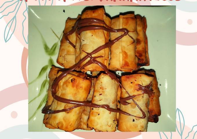 Resep Choco cheese banana rolls oleh Qittya - Cookpad
