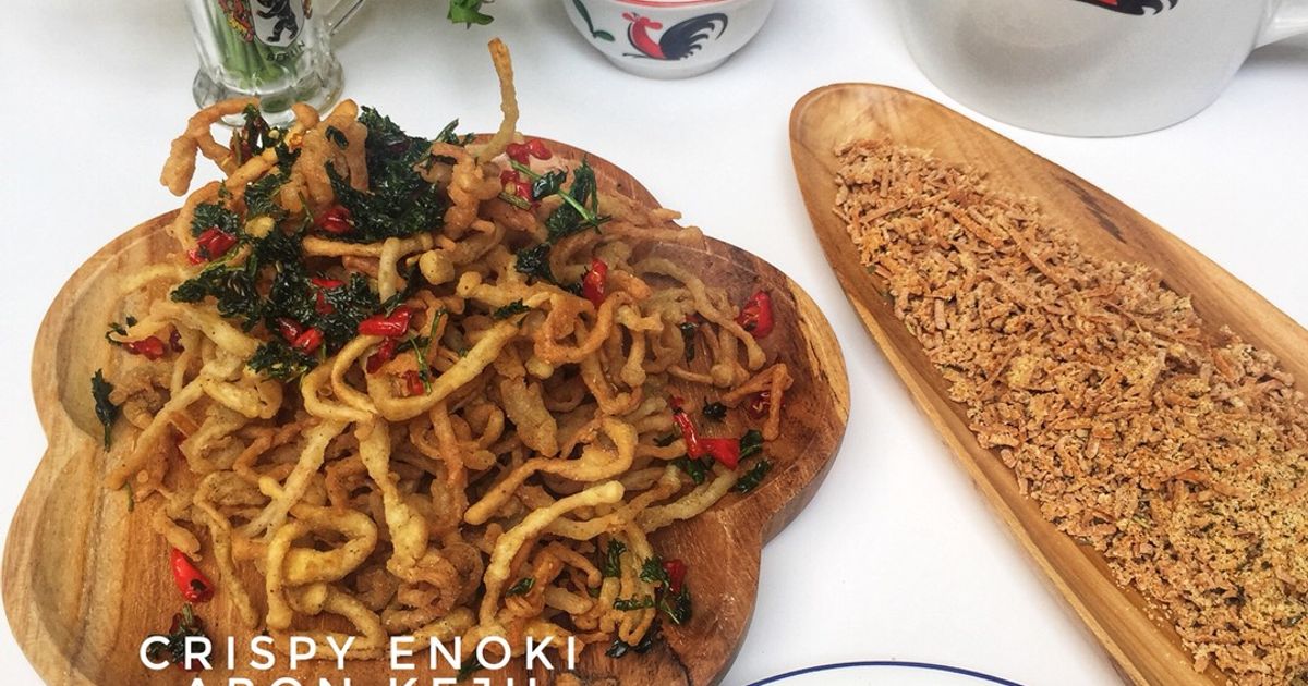 Resep Crispy Enoki Mit Abon Keju oleh Firda@home - Cookpad