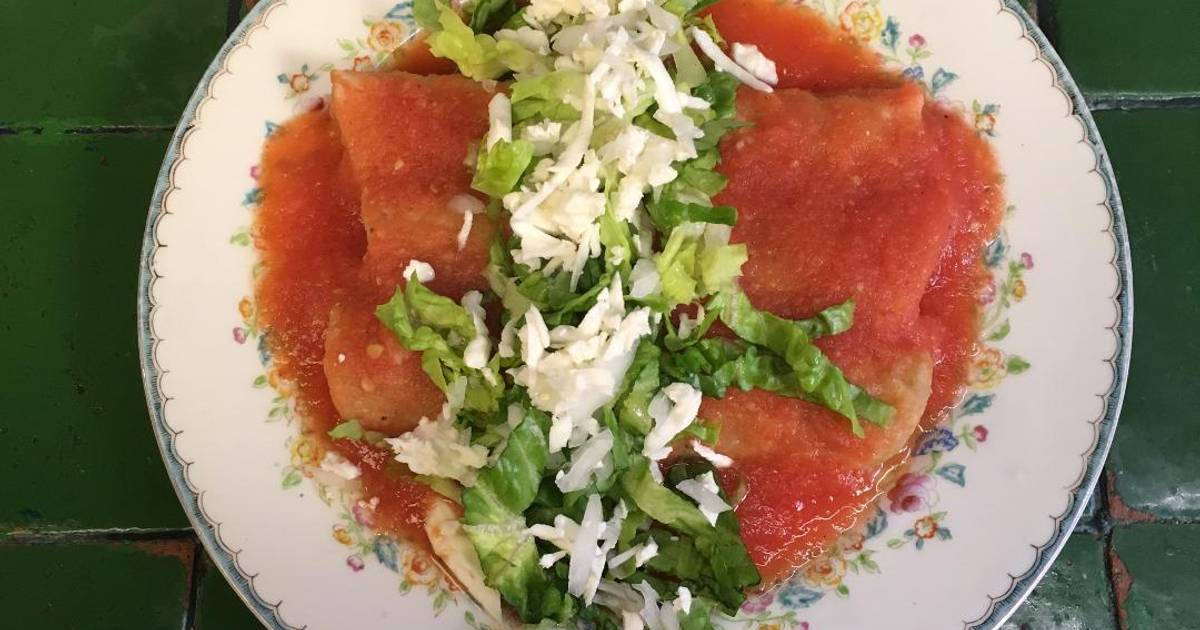 Enjitomatadas de queso panela Receta de Mercedes Cossío- Cookpad