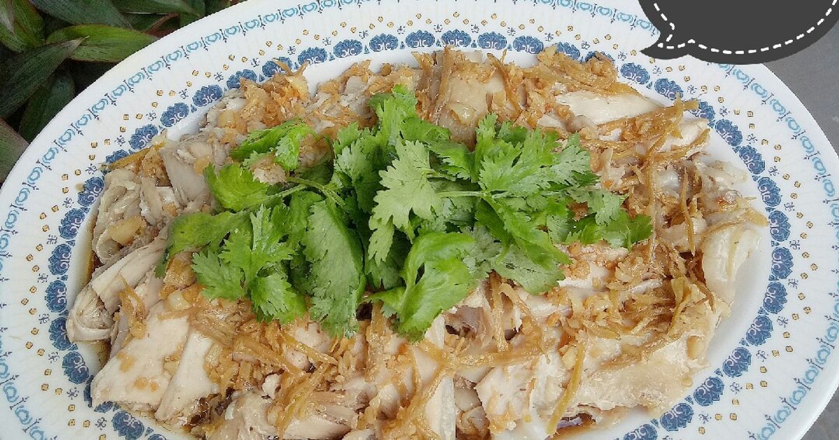Resep Hainan Chicken Phak Cam Kee Ayam Rebus Ala Hakka oleh Finny ...