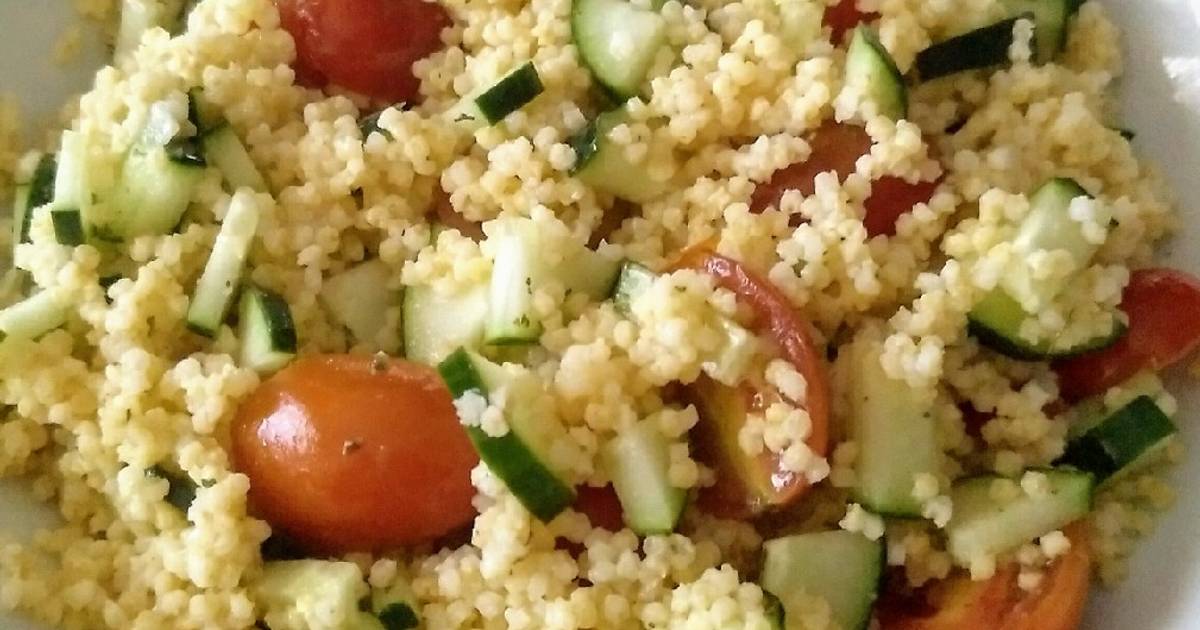 Ensalada de mijo y verdura - 19 recetas caseras- Cookpad