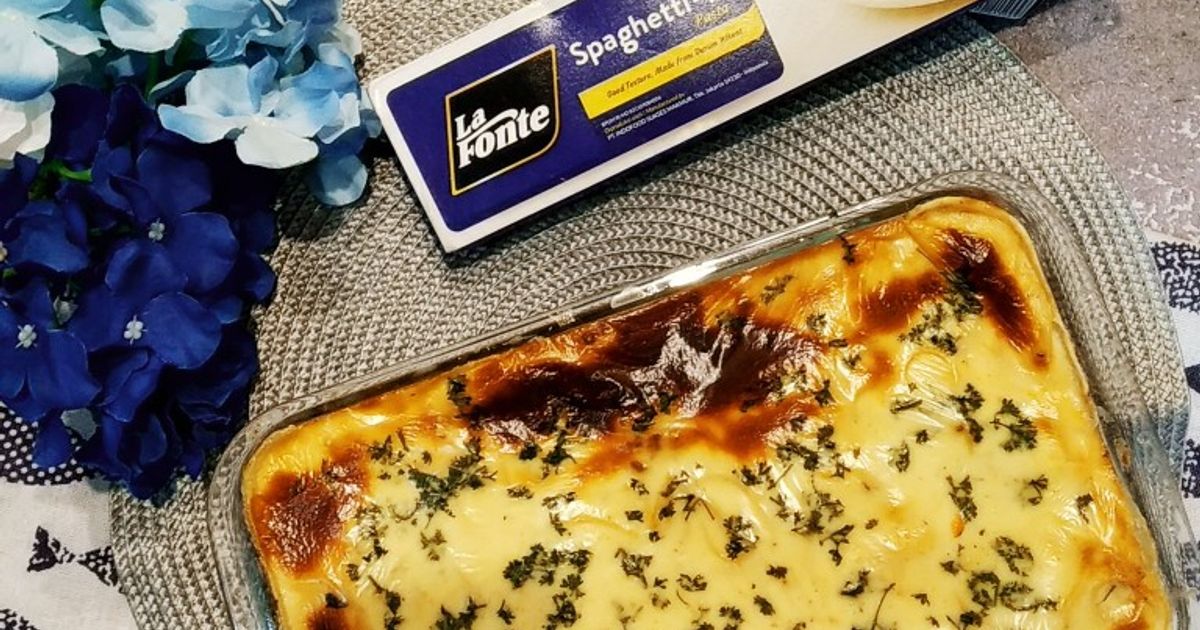 Resep spaghetti brulee rumahan enak dan mudah - Cookpad