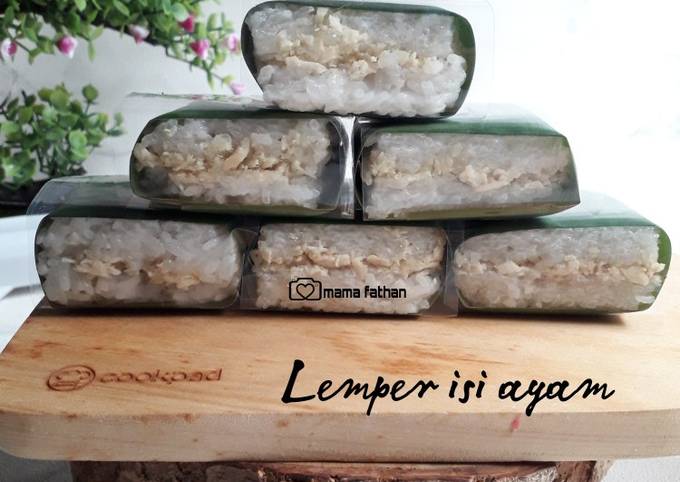 Resep Lemper isi ayam oleh Mama fathan - Cookpad
