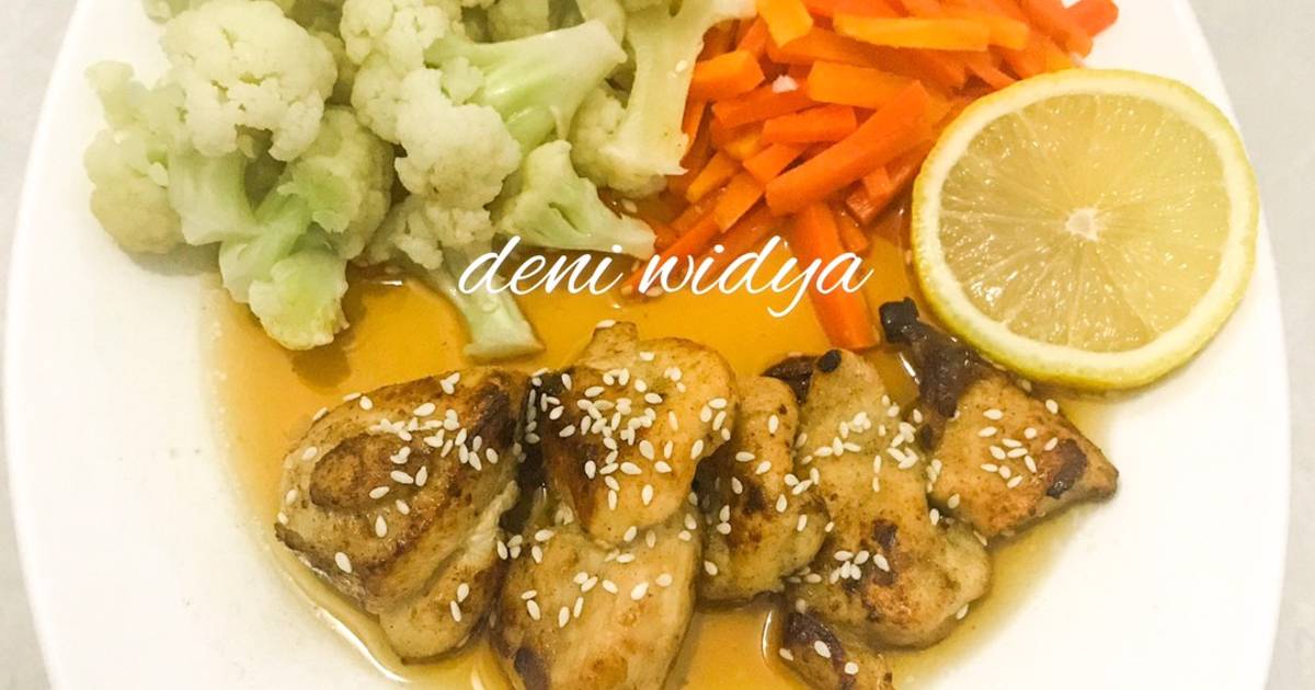 Resep Ayam Panggang Saus Lemon Madu oleh deni widya - Cookpad