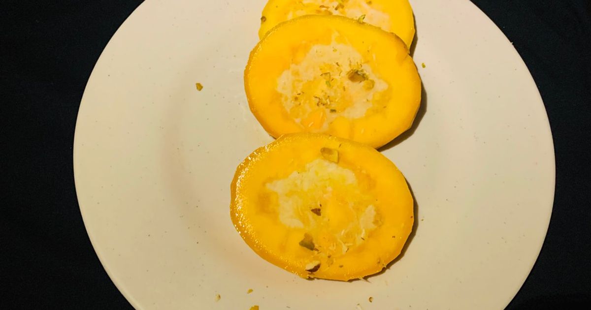 Mango Stuffed Ice Cream Recipe by Deepti Patil - Cookpad